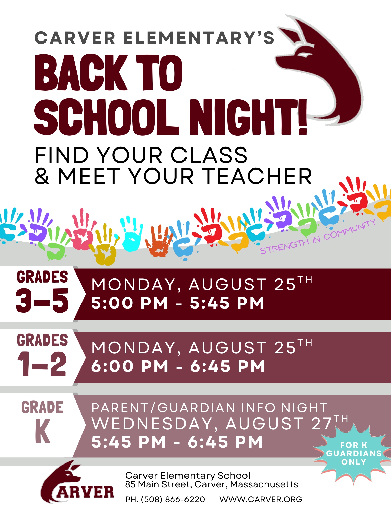 CES Back To School Event (4) | Carver Public Schools